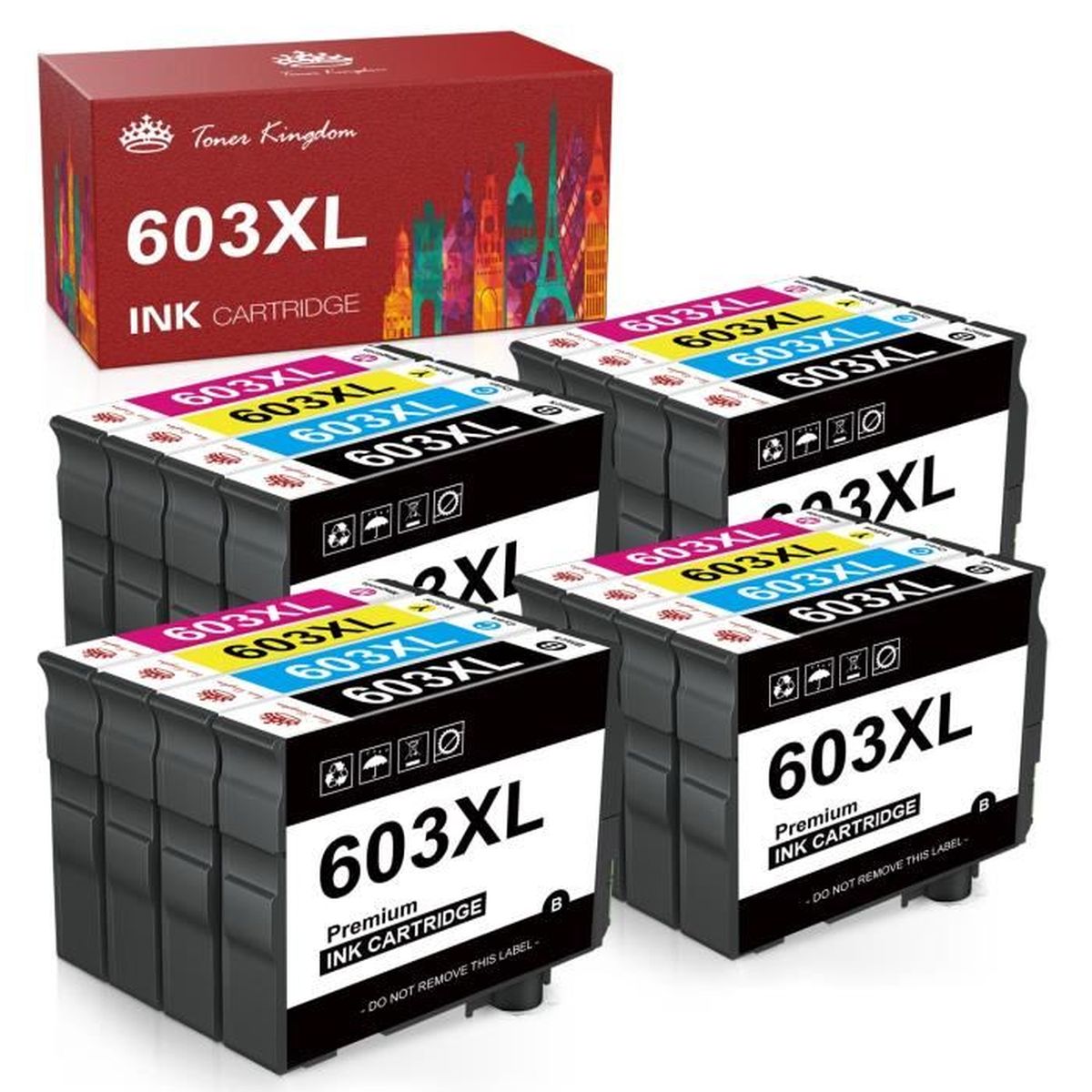 10 pack 603 XL Multipack Compatible avec Epson 603 603XL 603 XL ...