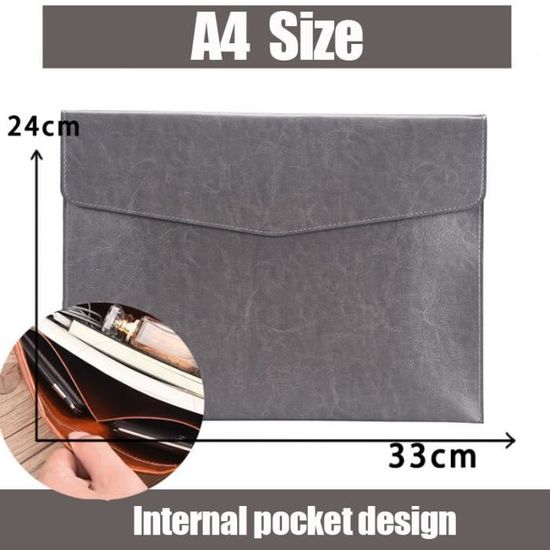 Classeur,Porte-documents professionnel A4-A5, grande capacité, sac ...