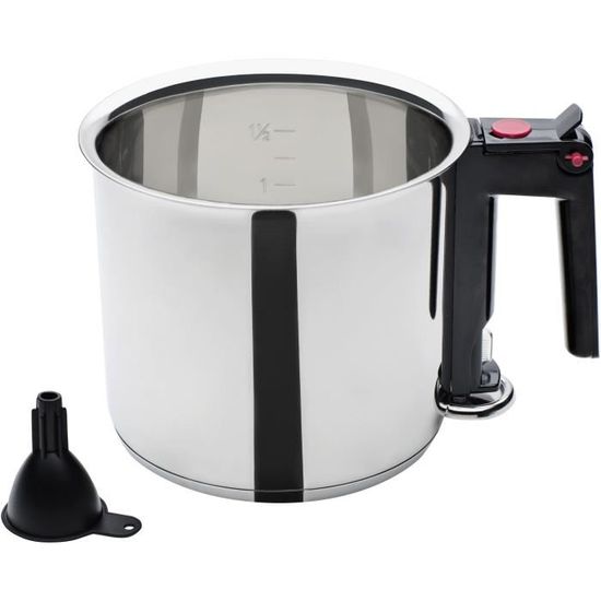 Bain-marie - GSW - 16 cm - 1, 5 L - Double paroi et réservoir ...