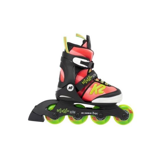 Rollers - K2 - Marlee Beam 2022 - Noir-Rouge - Mixte/Enfant - Achat ...