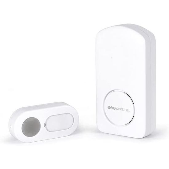 SCS Sentinel Sonnette sans Fil - Sonnette Porte - Sonnette Portail sans ...