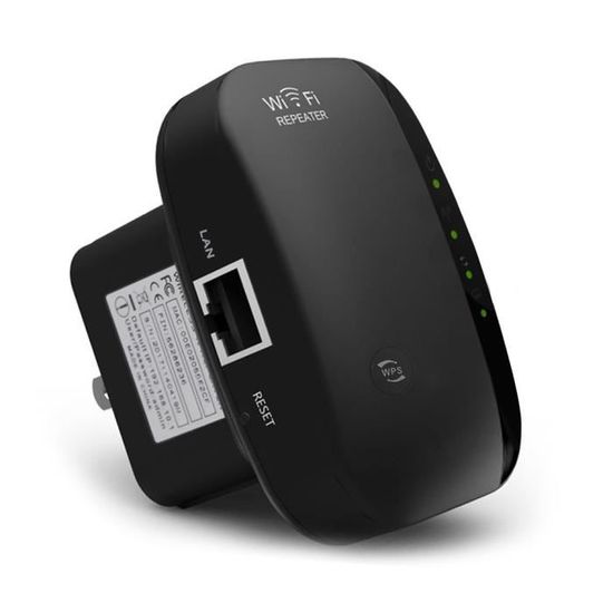 WiFi Répéteur Amplificateur, 300 Mbps Répéteur 2.4G WiFi Extender Avoir ...