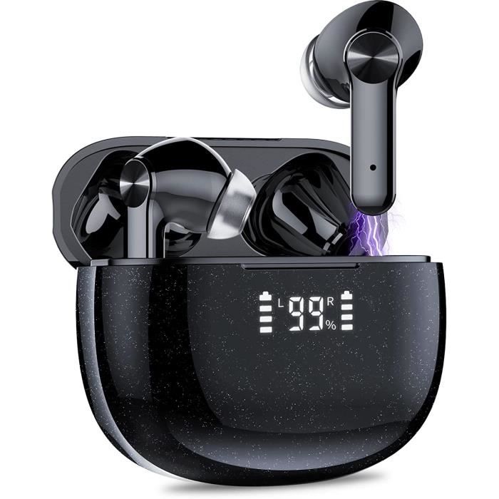 Écouteurs Bluetooth50H Stéréo Casque sans FilIPX7 Etanche Casque ...