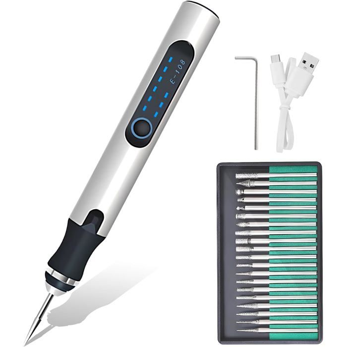 Jinlaili Portable DIY Electric Engraver Pen Engraving Tool Kit USB ...