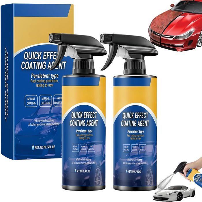 Quick Effect Coating Agent For Car, 3-in-1 Efficient Coating Renewal ...