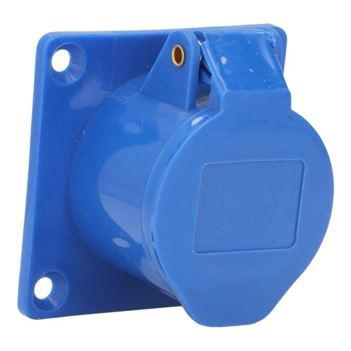 Prise Cee 3 Broches Prise Industrielle Dissimulée À 3 Broches Pc Laiton ...