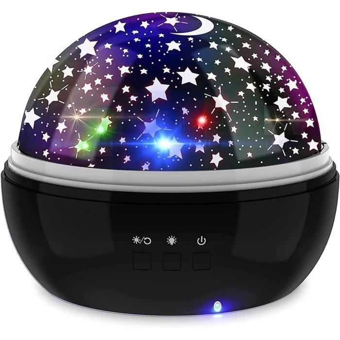 Veilleuse Enfant Etoile 360° Rotation, Veilleuse Projecteur ...