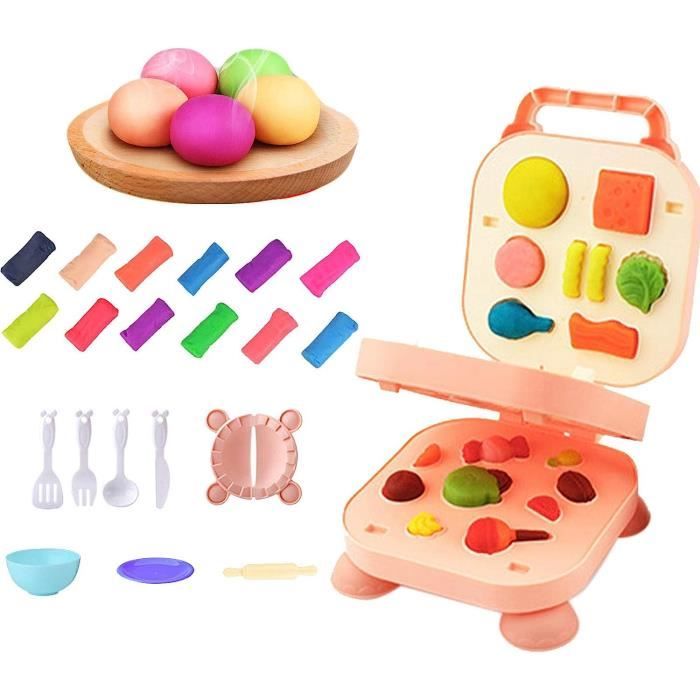 Jeu d'argile | Ensemble d'outils de pâte à modeler à hamburger à trois ...