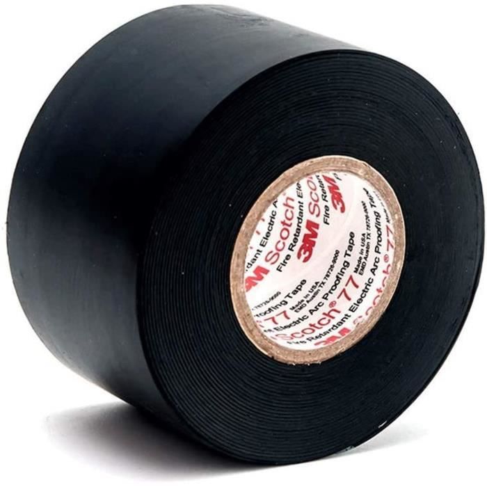 Ruban Isolant Ruban électrique Isolant au feu Ruban Noir Ignifuge Ruban ...