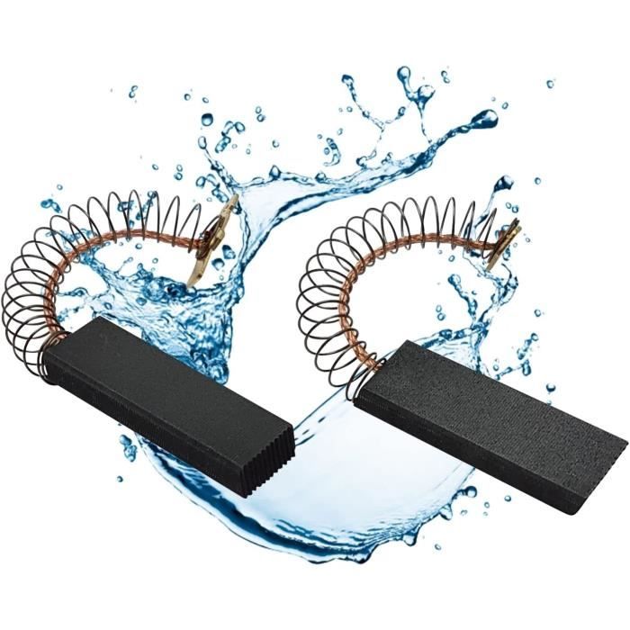 2 pièces Charbons moteur No. 2956 I Brosses de charbon 605694 pour lave-linge et sèche-linge I ...