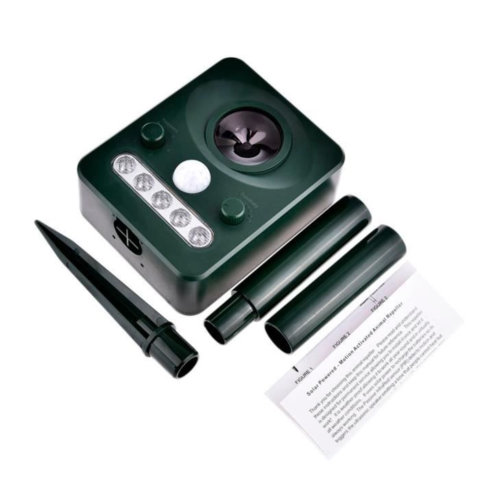 Pet Dog Ultrasonic Anti Barking Device Waterproof Solar Animal Repeller ...