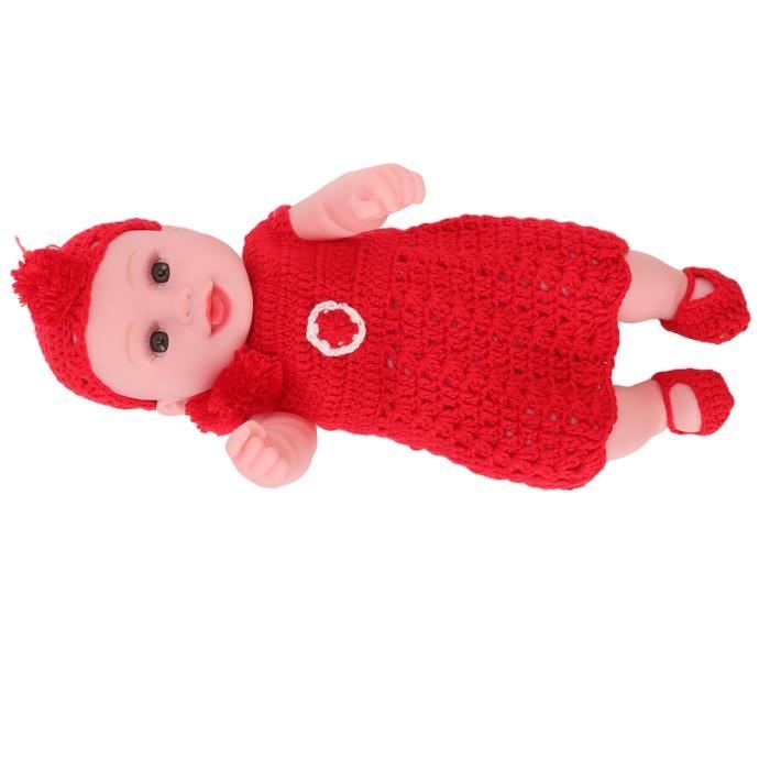 Dilwe Poupée de simulation Baby Dolls, 42CM Polyester Vinyl Full Body ...