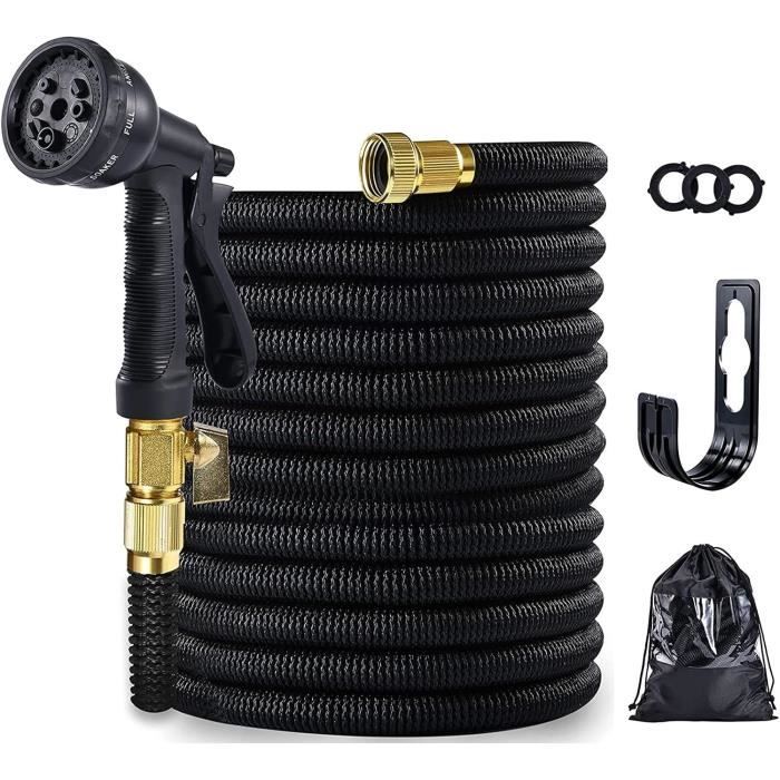 Tuyau D'Arrosage Flexible Avec Buse À 8 Fonctions Tuyau D'Eau ...