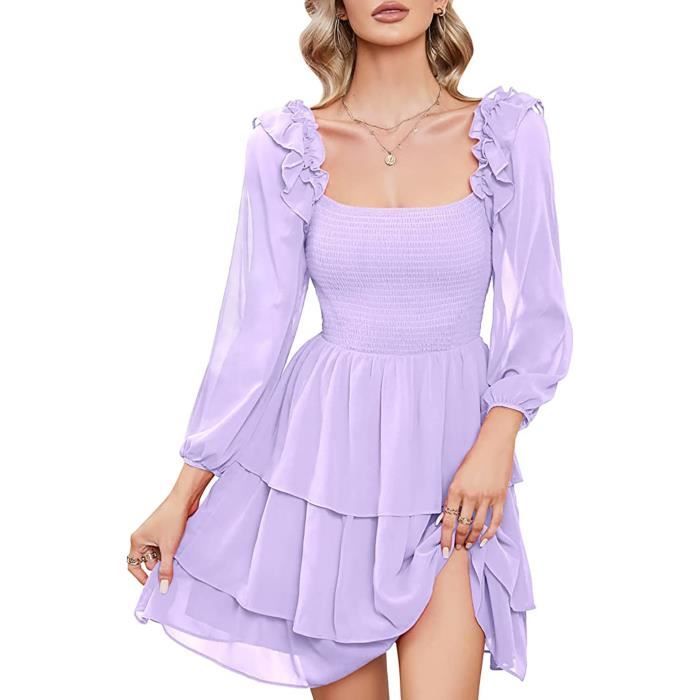 Robe de soirée sexy à dos ouvert et à encolure dégagée pour dames ...