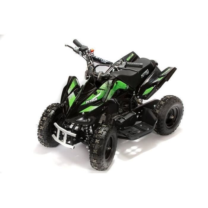 Pocket quad Python 6" Eco 800W - Vert Dirt bike Pit Mini Moto ...