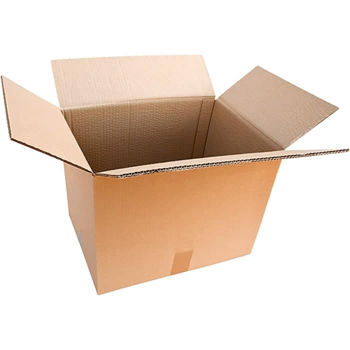 Caisses de Déménagement en Carton Double Cannelure, 78 x 58 x 40cm ...
