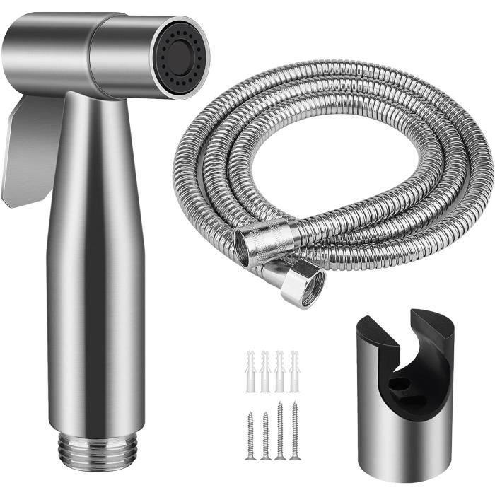 Pulvérisateur de Bidet à Main, Douchette WC de Toilette en Acier ...