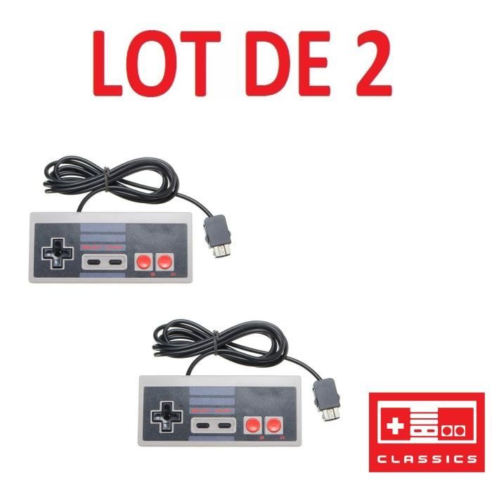 2 X Manette pour Nintendo NES Classic Mini - 1,8 mètre - Cdiscount ...