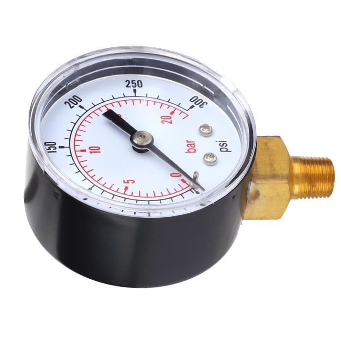 VBESTLIFE jauge de pression d'huile Manomètre 50mm Dial 1/8 BSPT ...