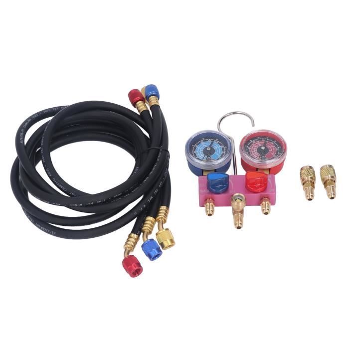 VBESTLIFE Ensemble de manomètres de réfrigérant Kit de Manomètre de ...
