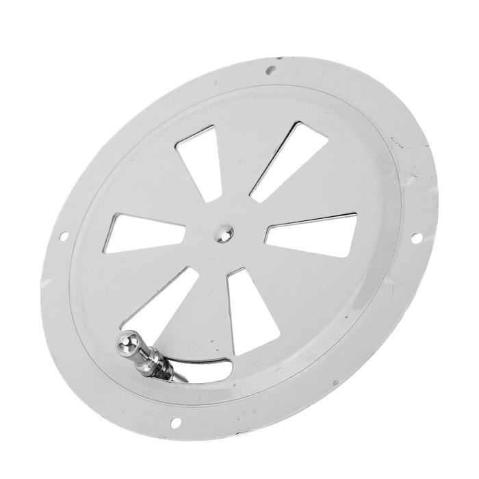 VINGVO Grille d'aération ronde Plaque de Ventilation de cabine en acier ...