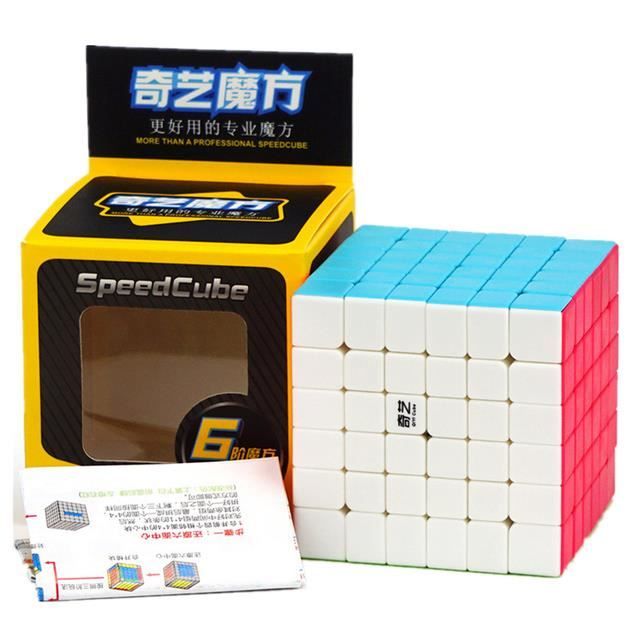 CASSE-TETE,6x6 Stickerless--Cube de vitesse professionnel, 4x4 5x5 6x6 ...