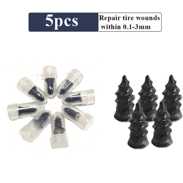 KIT REPARATION PNEU,5PCS Small--Réparation de crevaison de pneus en ...