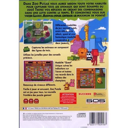 ZOO PUZZLE / PS2 - Cdiscount Jeux vidéo