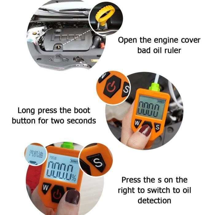 Testeur D'Huile Moteur Motor Oil Tester Electrique,Auto Quality Abs ...