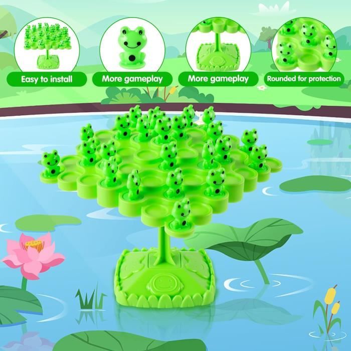 Jeu D'Équilibre Grenouille Jeu De Société Jeu D'Équilibre Grenouille Jeu Éducatif Comptage Et ...