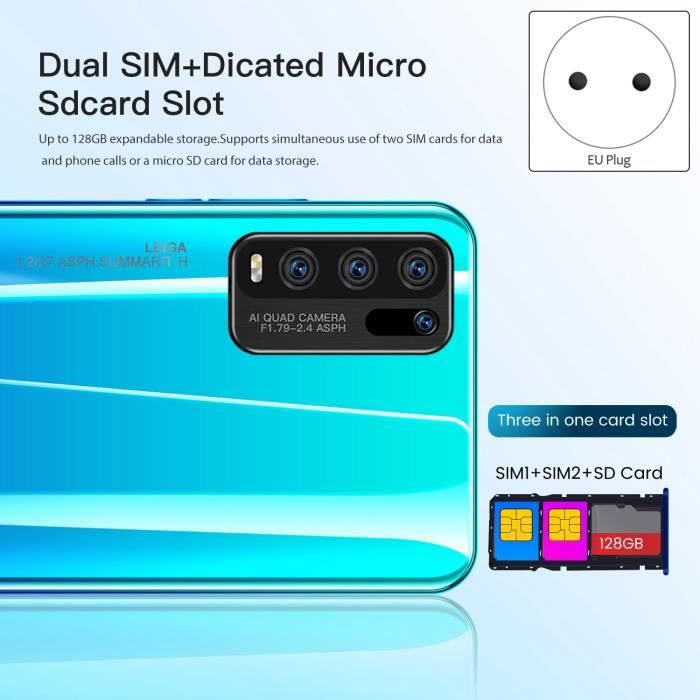 Y50 Smart Phone 5,0 Pouces MTK6572 Dual Core 512 Mo + 4 Go de RAM 2MP ...