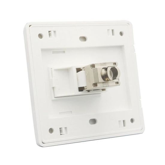 Panneau mural CAT7 RJ45, 1 Port, prise d'interface LAN pour prise ...