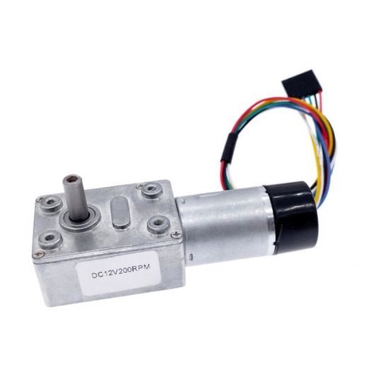12V - 100 tr - min - Moteur à engrenage à vis sans fin ZGY370EC cc 12v ...