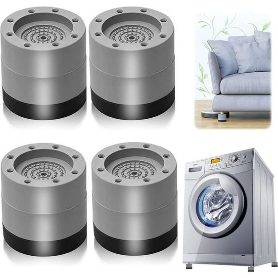 Patins Anti Vibration, 4 Pièces Pieds en Caoutchouc pour Machine à ...