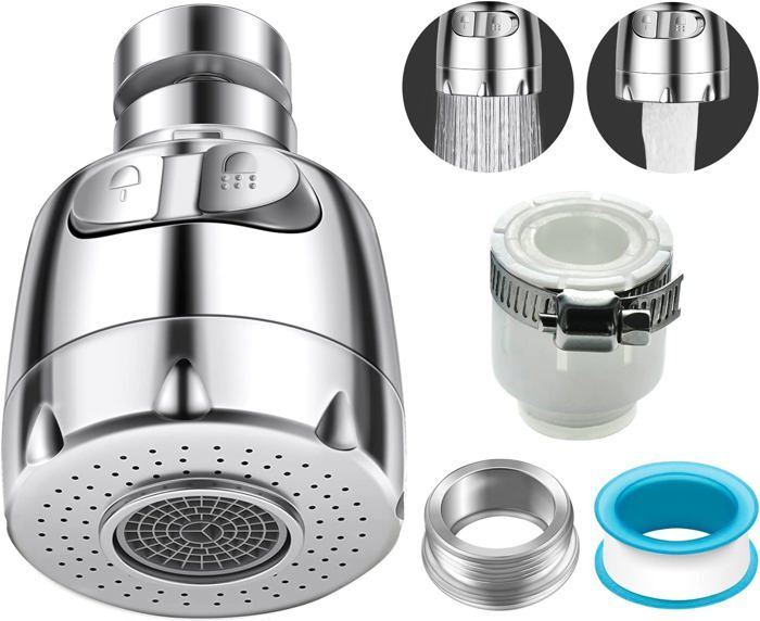 Aérateur De Robinet, Embout Robinet Cuisine Avec Rotation À 360 ...
