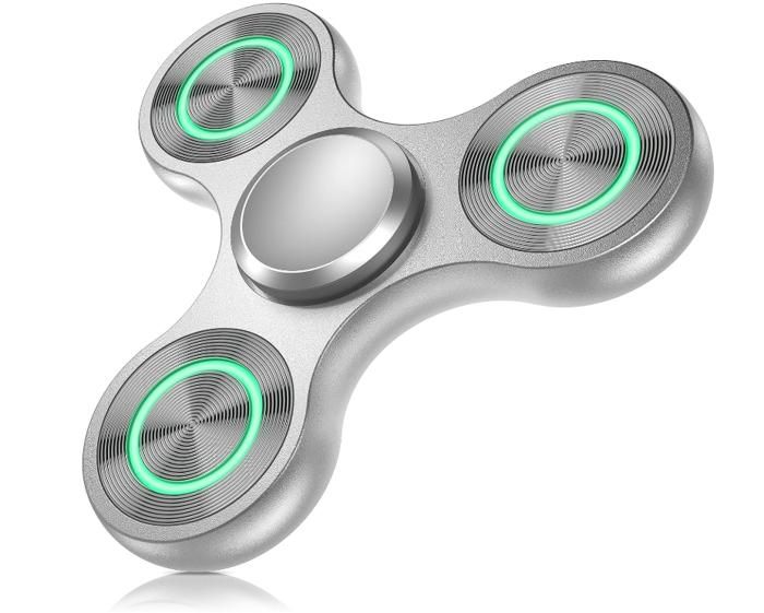 Hand Spinner Métal Fidget Toys Lumineux dans L'obscurité Jouets Durable ...