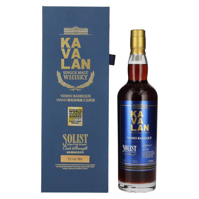 Kavalan SOLIST Vinho Barrique Cask Austria Exclusive 55,6% Vol. 0,7l en ...