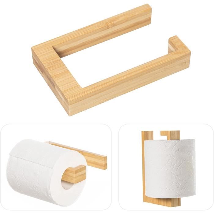 Support Papier Toilette Mural sans PerçagePorte Rouleau Papier ...