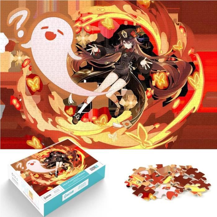 Puzzle 1000 Pièces Genshin Impact Hu Tao Puzzles Garçons Et Filles ...