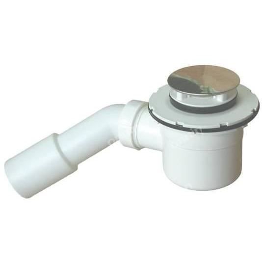 Siphon de douche - Chrome - DN 50 - Nettoyable par le haut - Débit 36 l ...