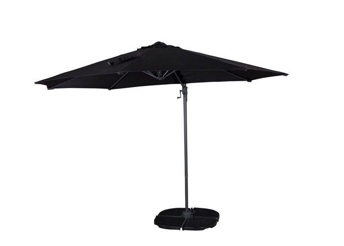 Leeds Parasol, noir. - Cdiscount Jardin