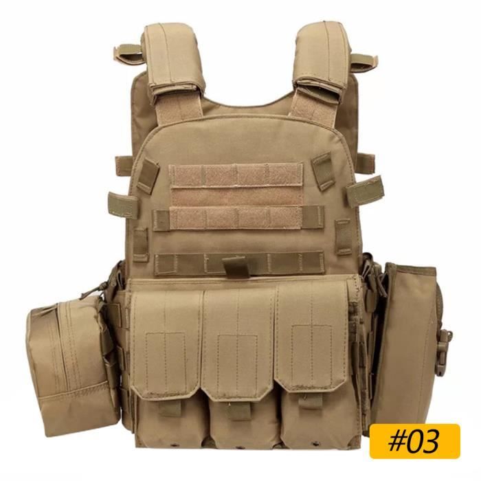 Équipement militaire, armure corporelle de tir de l'armée, gilet de ...