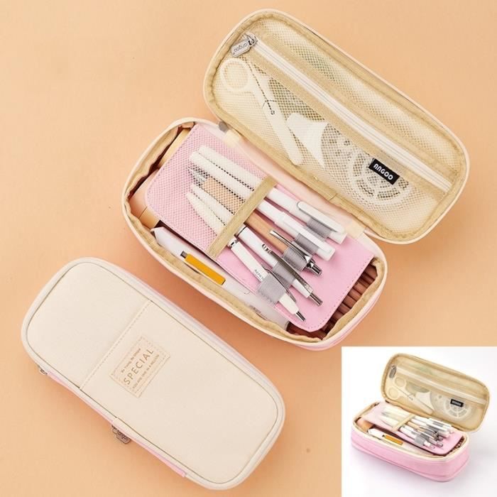 Trousse scolaire,Angoo [c block] – Porte crayon,trousse de poche ...