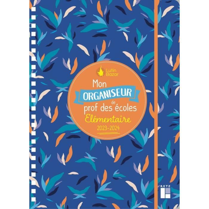 Retz - Mon organiseur de prof des ecoles elementaire 2023-2024 - - Bazar Lutin 305x232 ...