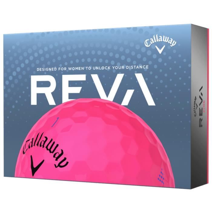 Balles de Golf - Callaway - Reva Rose - 12 unités - Vol élevé ...