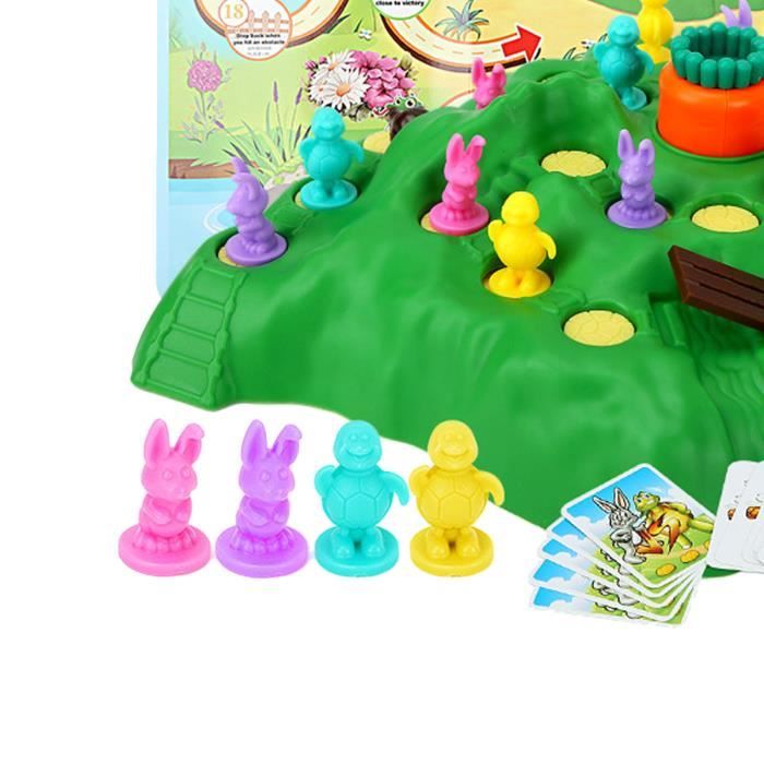 Fafeicy Jeu de piège de tortue de lapin Jeu de société pour Enfants ...