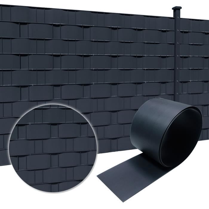 HENGMEI 19cm x 2.5m Brise Vue PVC Rouleau Paravent Couverture ...