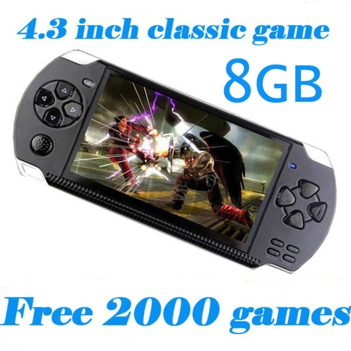 8GB Video console de jeux 4.3 inch MP4 MP5 Players Handheld Game Player ...