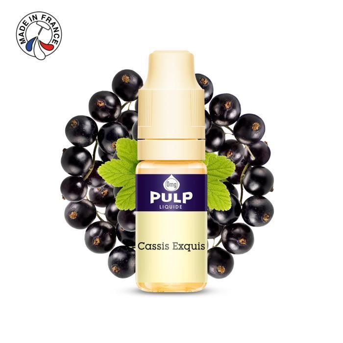 E-Liquide PULP LE CASSIS EXQUIS - Goût : Cassis – 06 mg nicotine – 70 ...