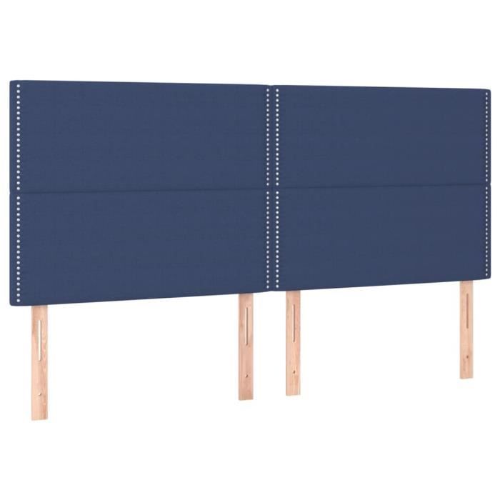 Tête de lit Bleu - QQMORA - Classique - Intemporel - 80 cm - 160 x 5 x ...
